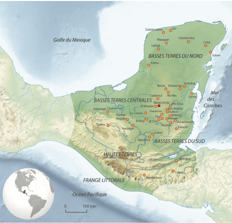 Qui étaient les Mayas : Géographie - L'AGENCE ARCHÉOLOGIQUE